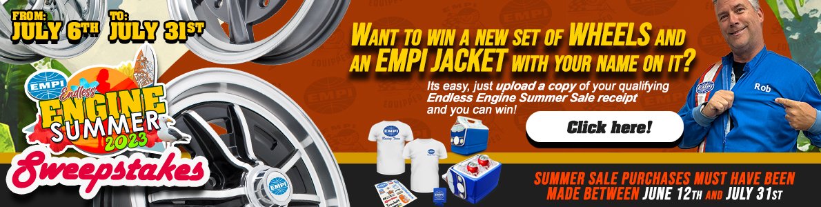 Empi Endless Engine Summer Sale at DuneBuggyWarehouse ...