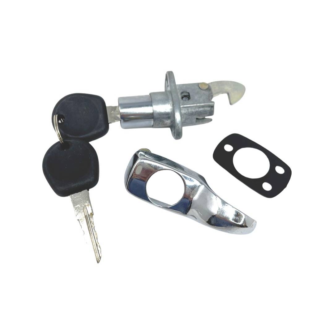 Chrome Deck Lid Lock with Key for 65-66 VW Beetle and 66 Bus - 1138275 ...
