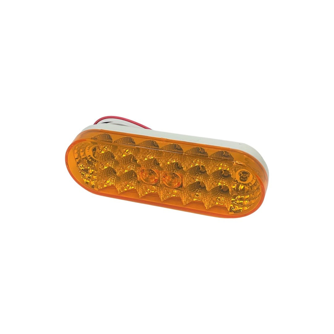 Amber LED Round Turn Signal Light 4 Inch Diameter - Each - 945520A ...