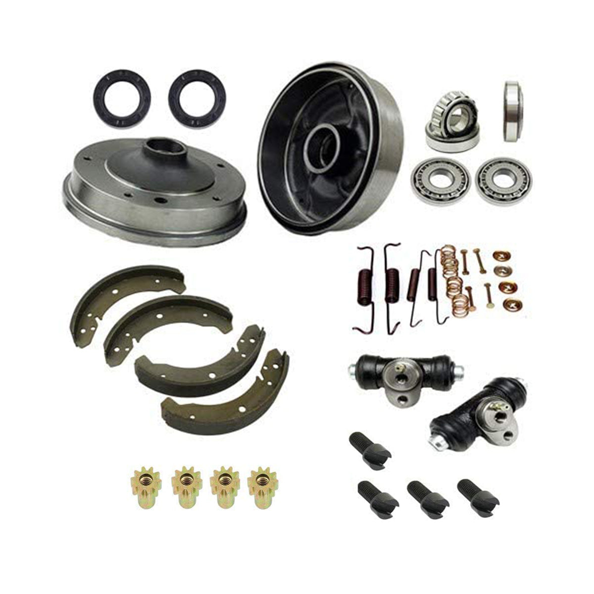 Front Drum Brake Rebuild Kit for 1965 Beetle and Karmann Ghia ...